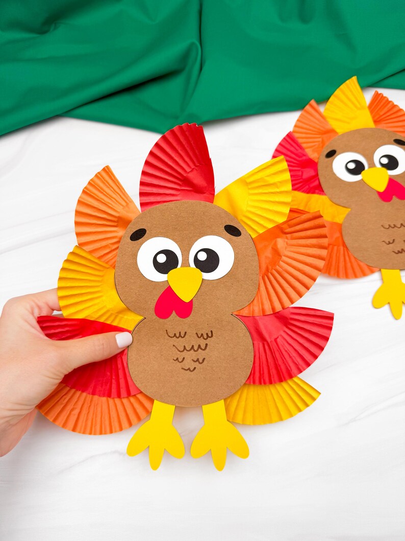 Turkey Craft Kids Love | Printable Thanksgiving Activity Template for ...