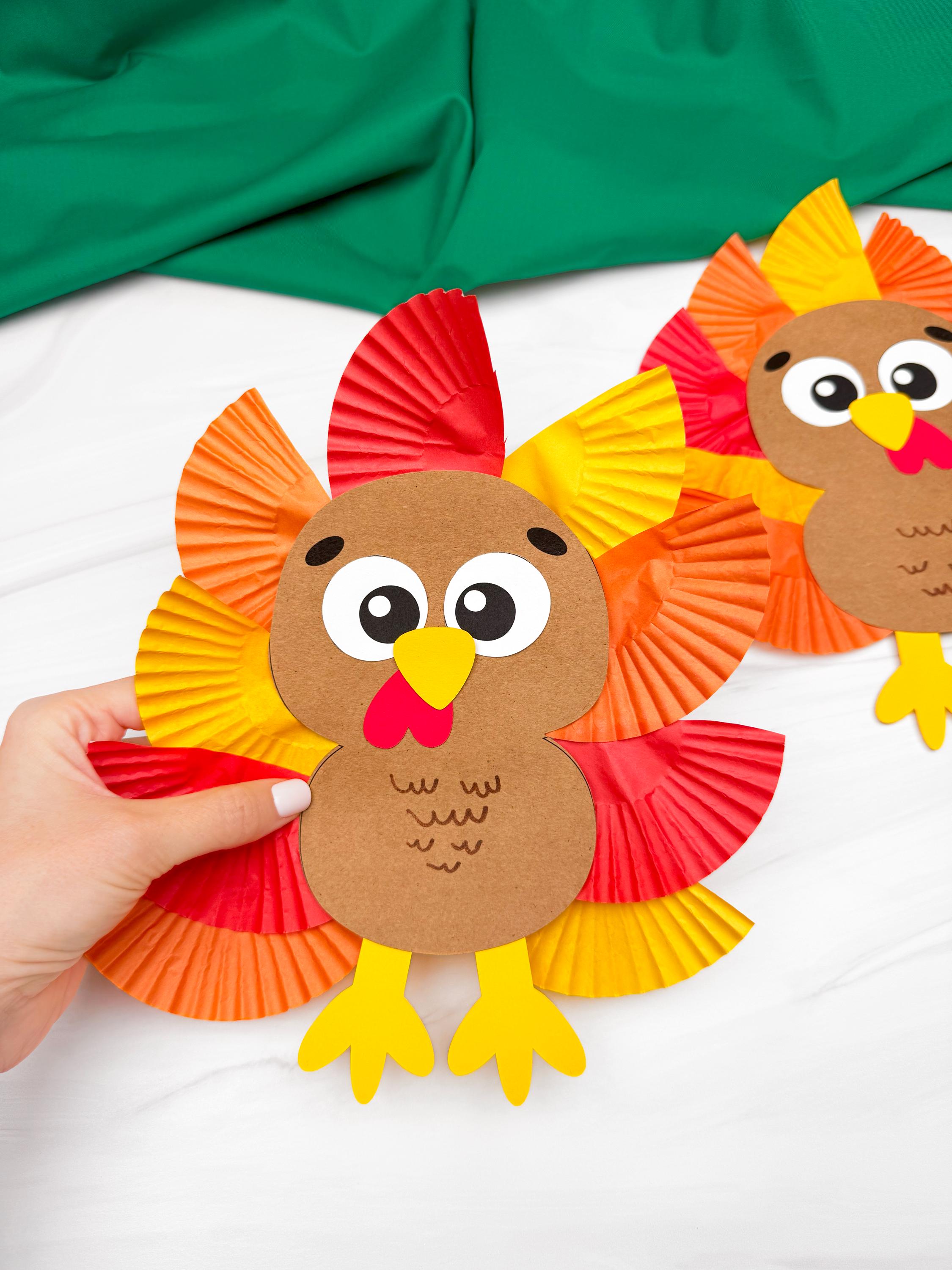 Turkey Craft Kids Love | Printable Thanksgiving Activity Template for ...