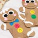 Gingerbread Man Paper Bag Puppet Craft Template | Printable Christmas ...