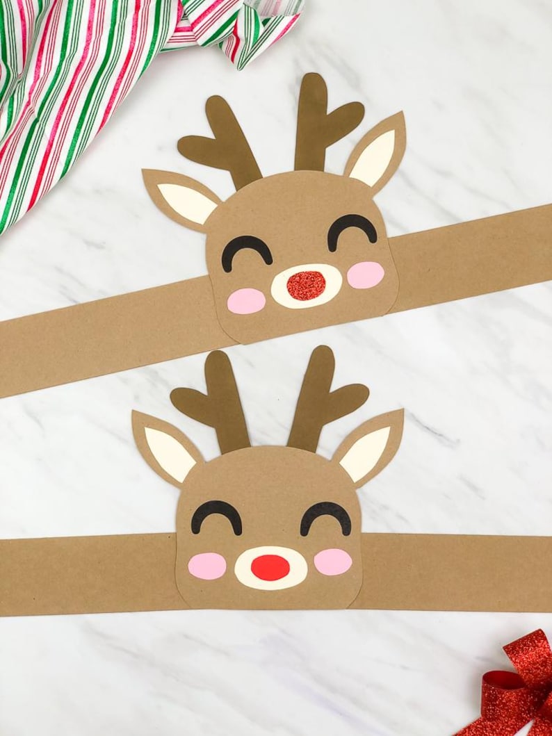 Printable Reindeer Headband Craft Template | Fun Classroom Christmas ...