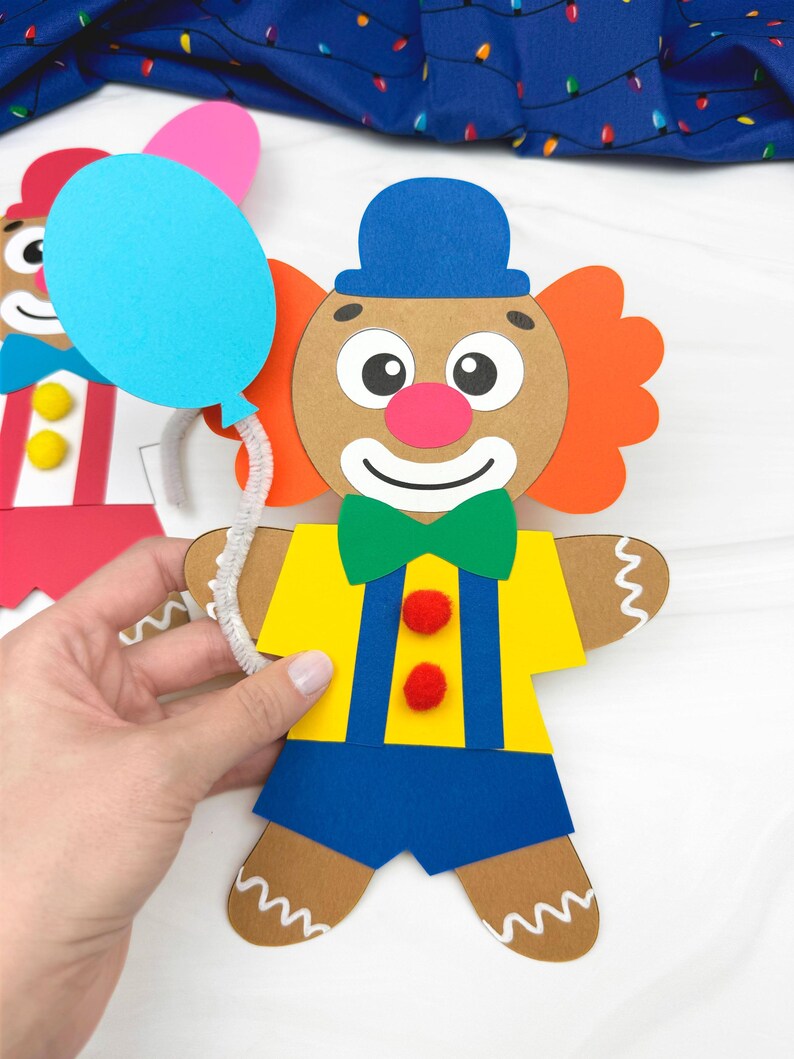Clown Gingerbread Man Disguise Project PDF | Hide A Gingerbread Costume ...