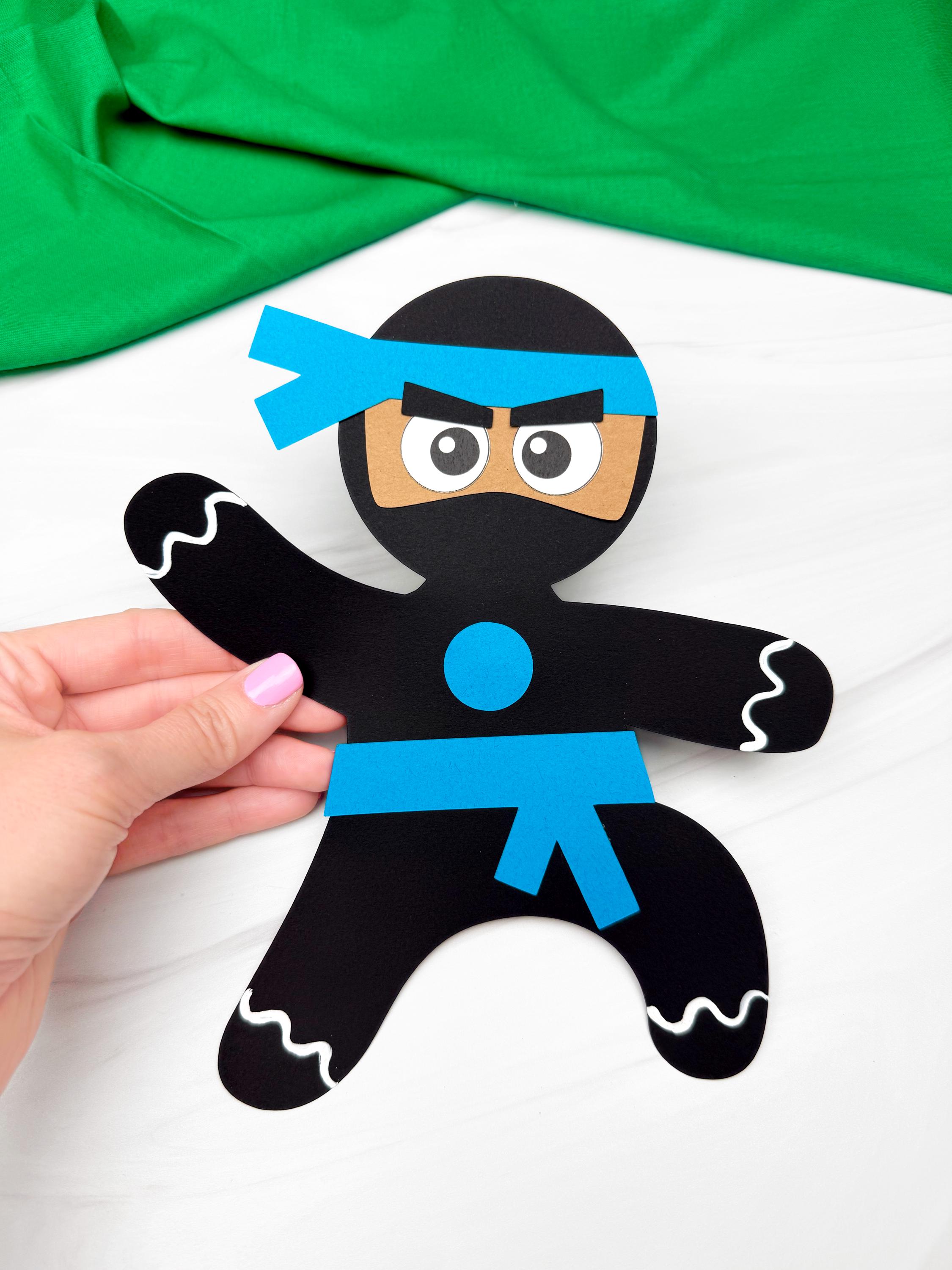 Ninja Gingerbread Man Disguise Craft Template | Christmas Hide the ...