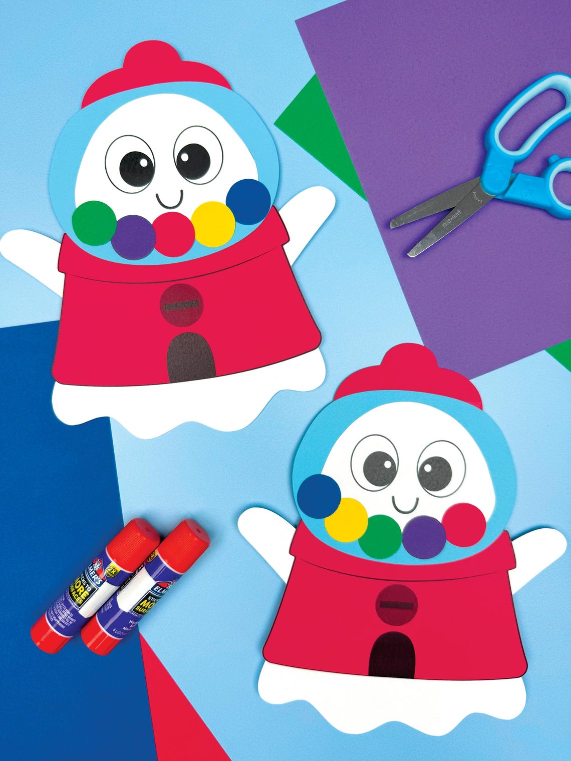 Gumball Machine Ghost Disguise Craft Template | Printable Hide the ...