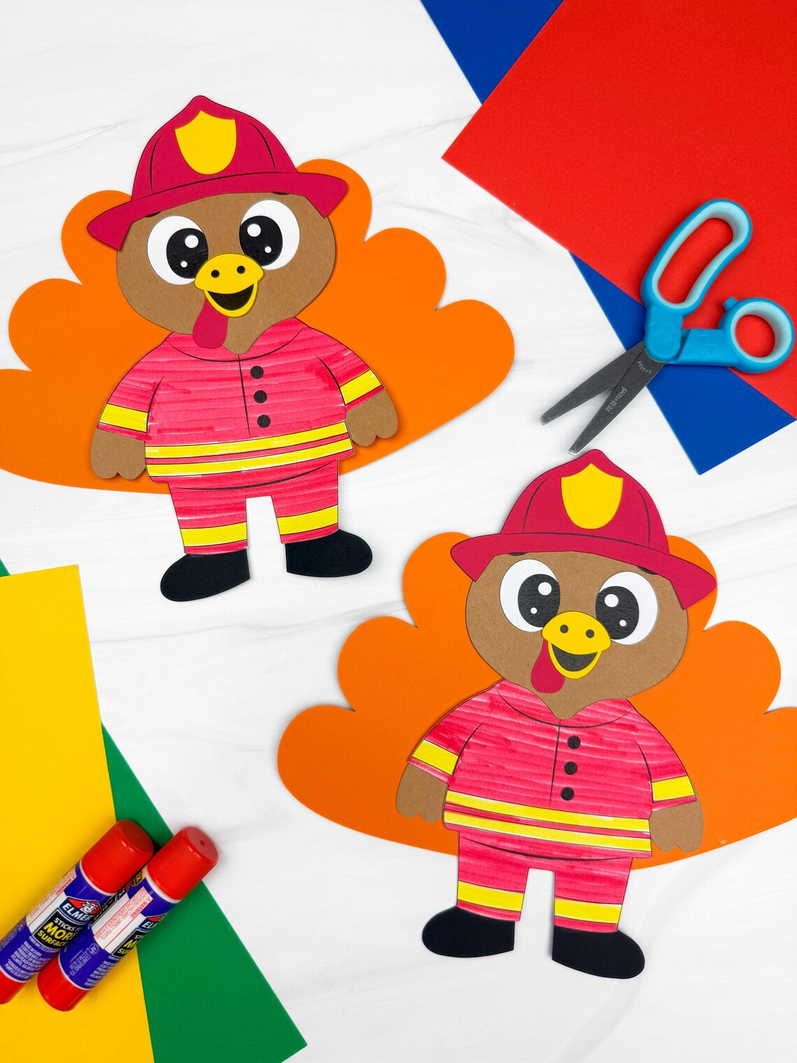 Disguise Your Turkey as A Firefighter Template | Kids Thanksgiving ...