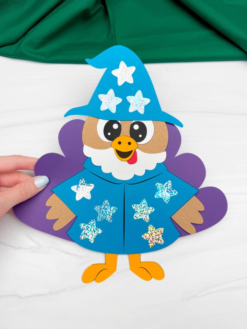 Wizard Turkey Disguise Project Template | Thanksgiving Craft for Kids ...