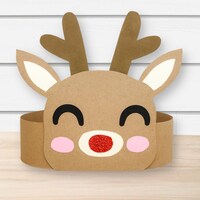 Printable Reindeer Headband Craft Template | Fun Classroom Christmas ...