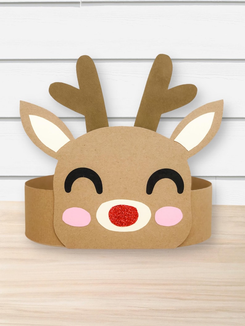 Printable Reindeer Headband Craft Template | Fun Classroom Christmas ...