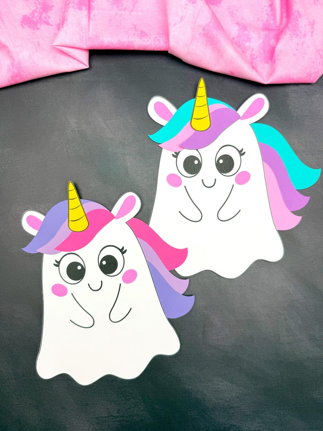 Unicorn Ghost Disguise Craft Template | Printable Halloween Craft for ...