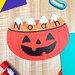 Halloween Name Craft Template | Easy Candy Corn Idea for Preschool, Pre ...