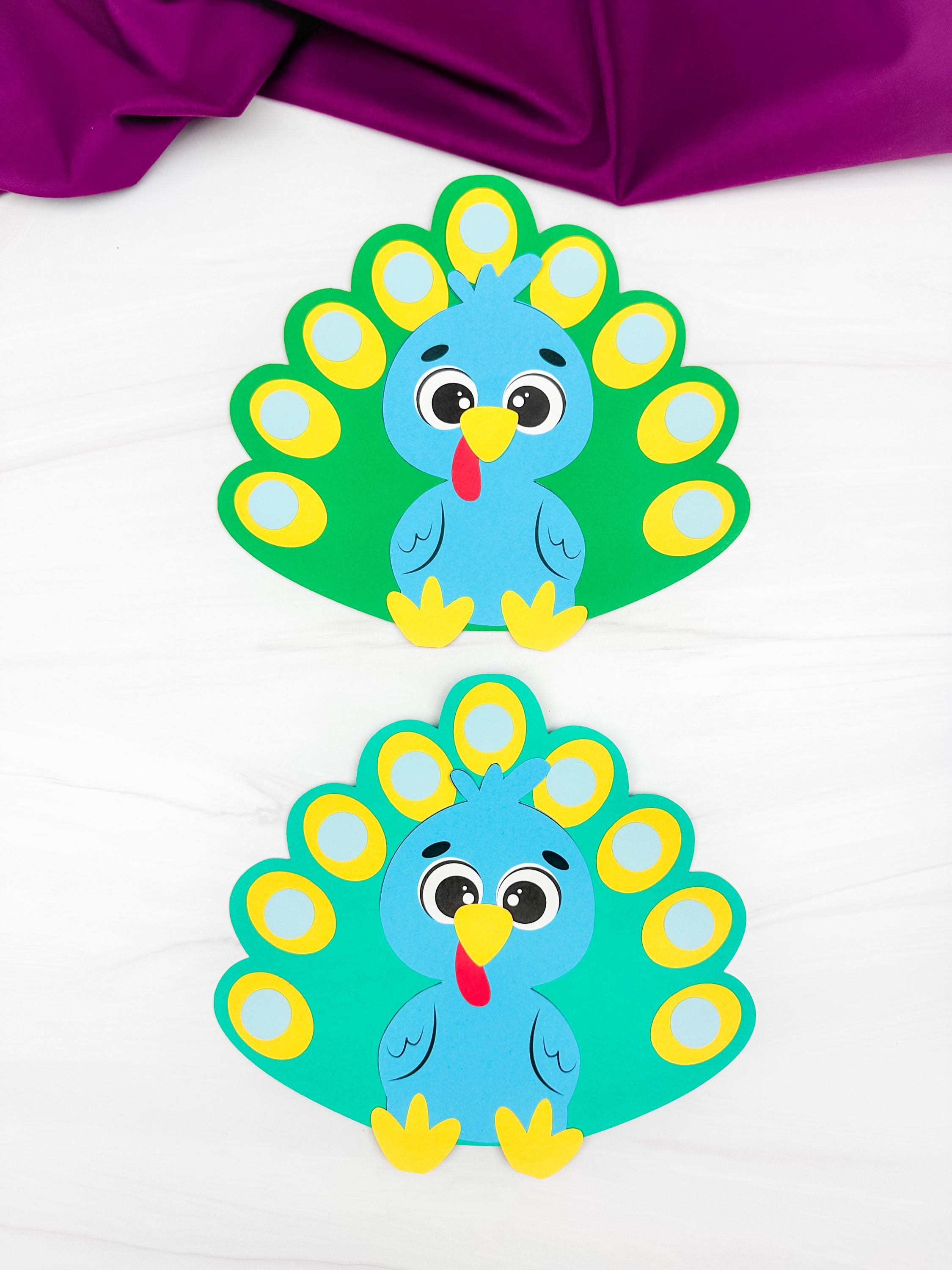 Hide the Turkey as A Peacock | Fun Turkey Disguise Craft Template for ...
