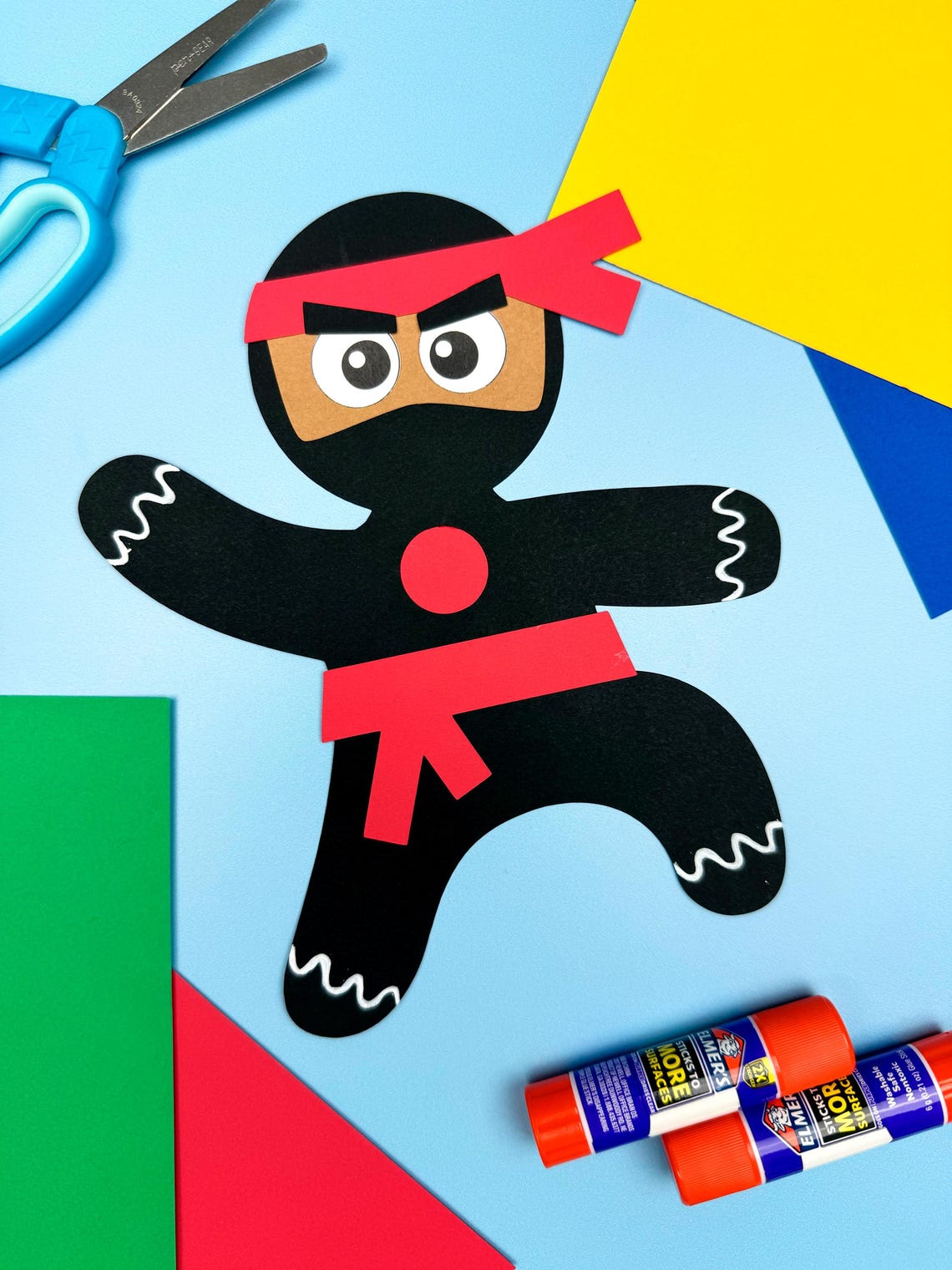 Ninja Gingerbread Man Disguise Craft Template | Christmas Hide the ...