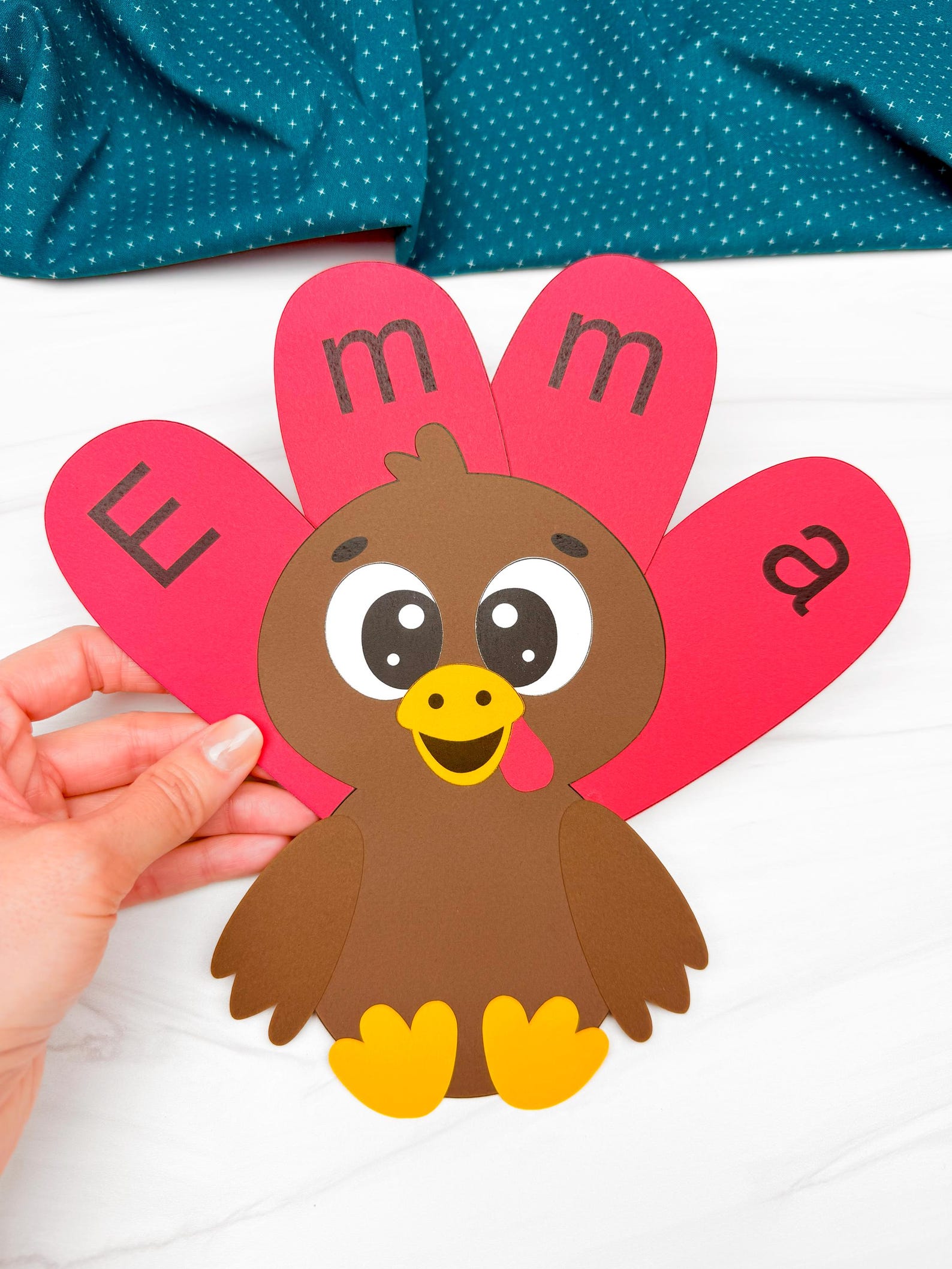Printable Turkey Name Craft Template | Editable Thanksgiving Activity ...