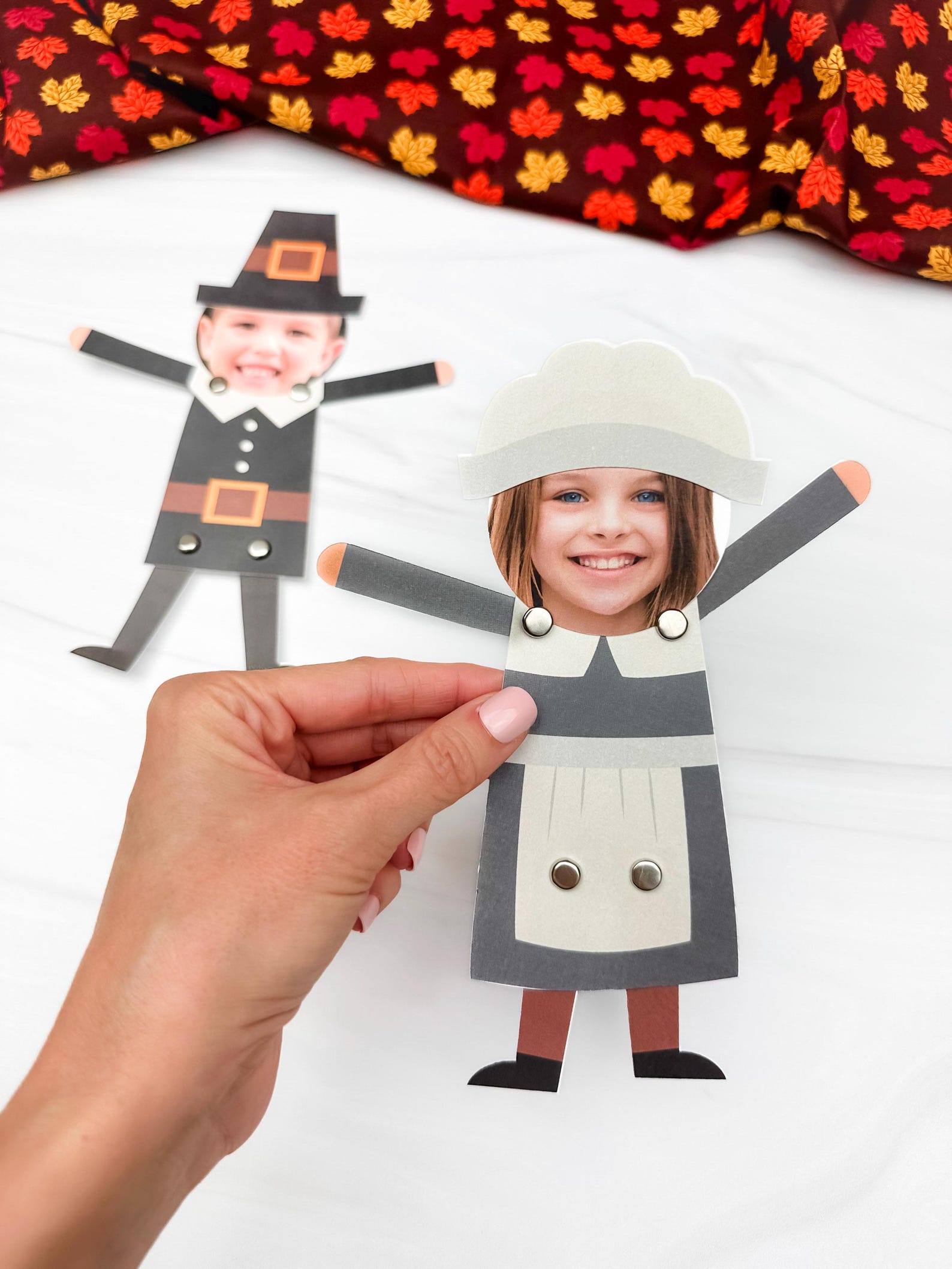 Pilgrim Photo Printable | Class Centers Craft | Fun Thanksgiving ...