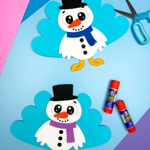 Snowman Turkey Disguise Craft Template | Thanksgiving Turkey Project ...