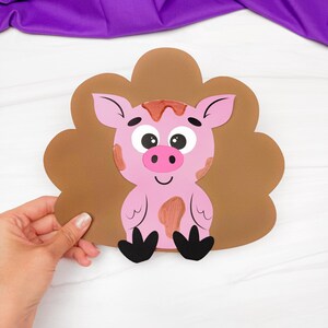 Pig Turkey Disguise Craft Template | Funny Hide the Turkey Thanksgiving ...