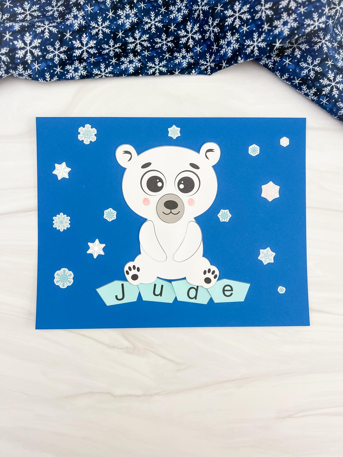 Polar Bear Name Project Template | Winter Literacy Activity | Printable ...