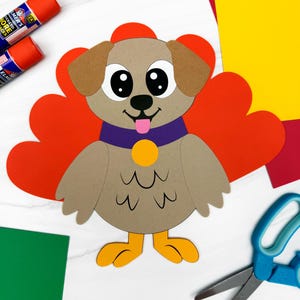 Dog Turkey Disguise Craft Template | Hide the Turkey Project ...