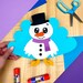 Snowman Turkey Disguise Craft Template | Thanksgiving Turkey Project ...