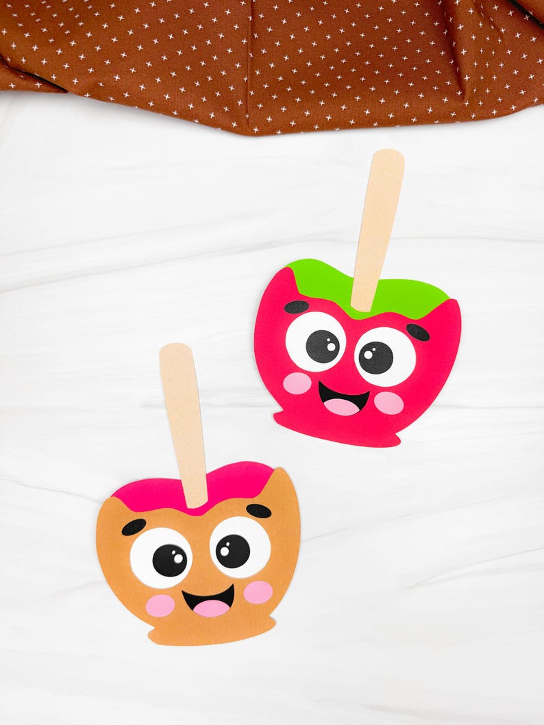 Candy Apple Craft Template | Printable Fall & Halloween Activity for ...