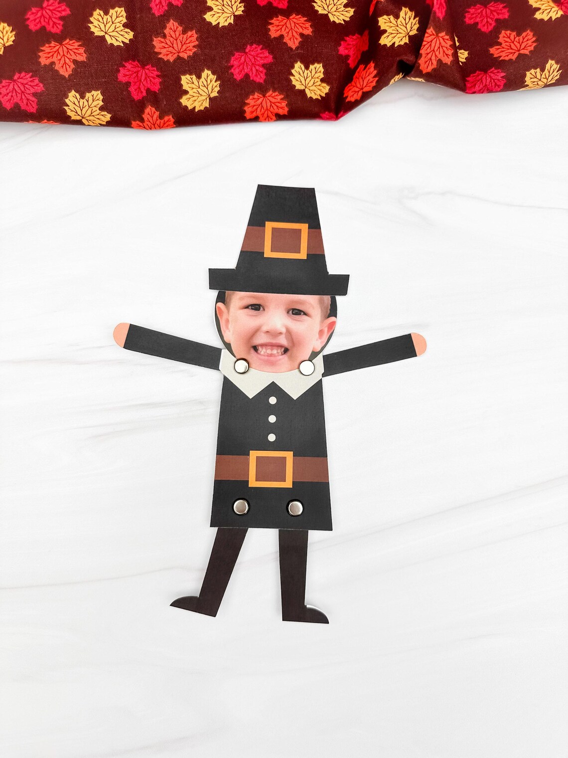 Pilgrim Photo Printable | Class Centers Craft | Fun Thanksgiving ...