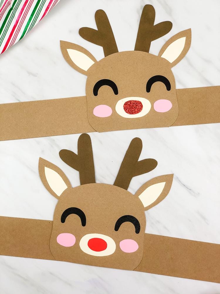 Printable Reindeer Headband Craft Template | Fun Classroom Christmas ...