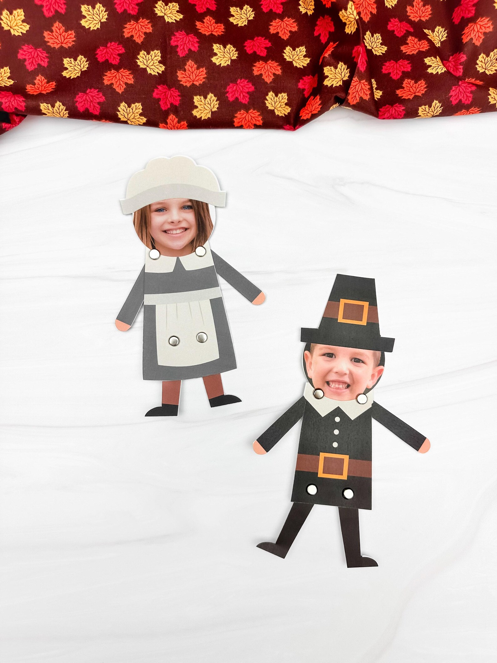 Pilgrim Photo Printable | Class Centers Craft | Fun Thanksgiving ...