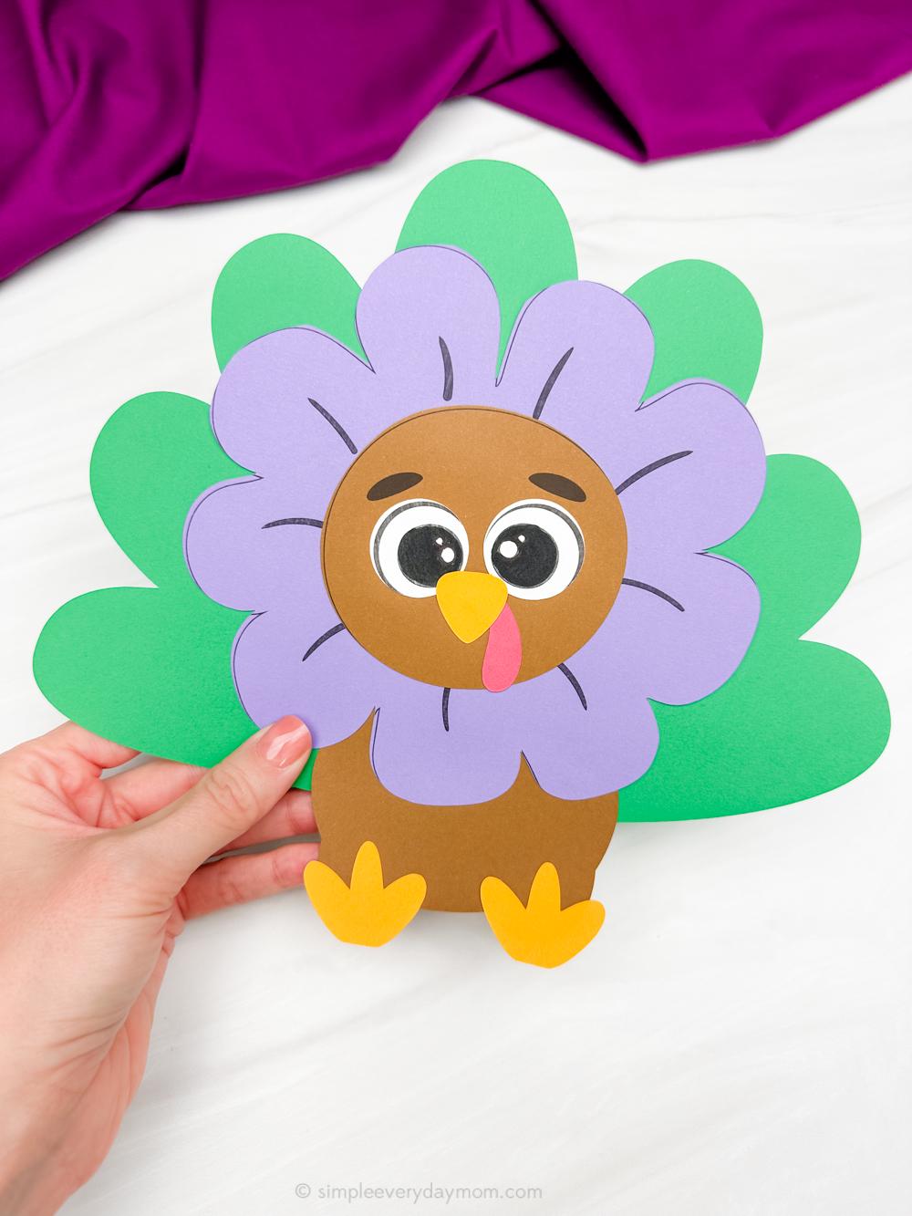 Flower Disguise Turkey Idea | Printable Hide the Turkey Kit for Girls ...