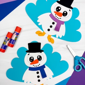Snowman Turkey Disguise Craft Template | Thanksgiving Turkey Project ...