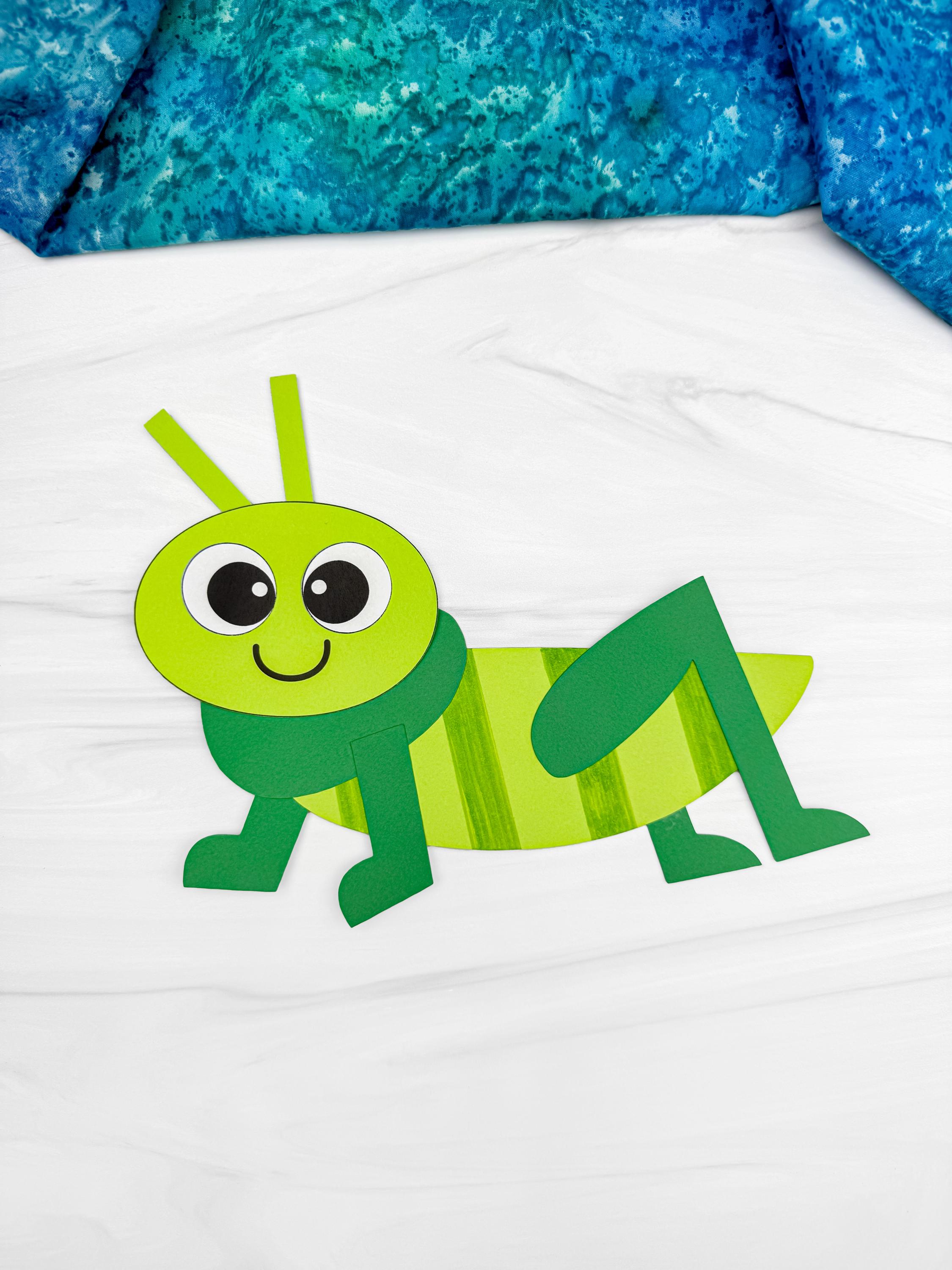 Grasshopper Craft for Kids Template | Early Learner Craft for Spring ...