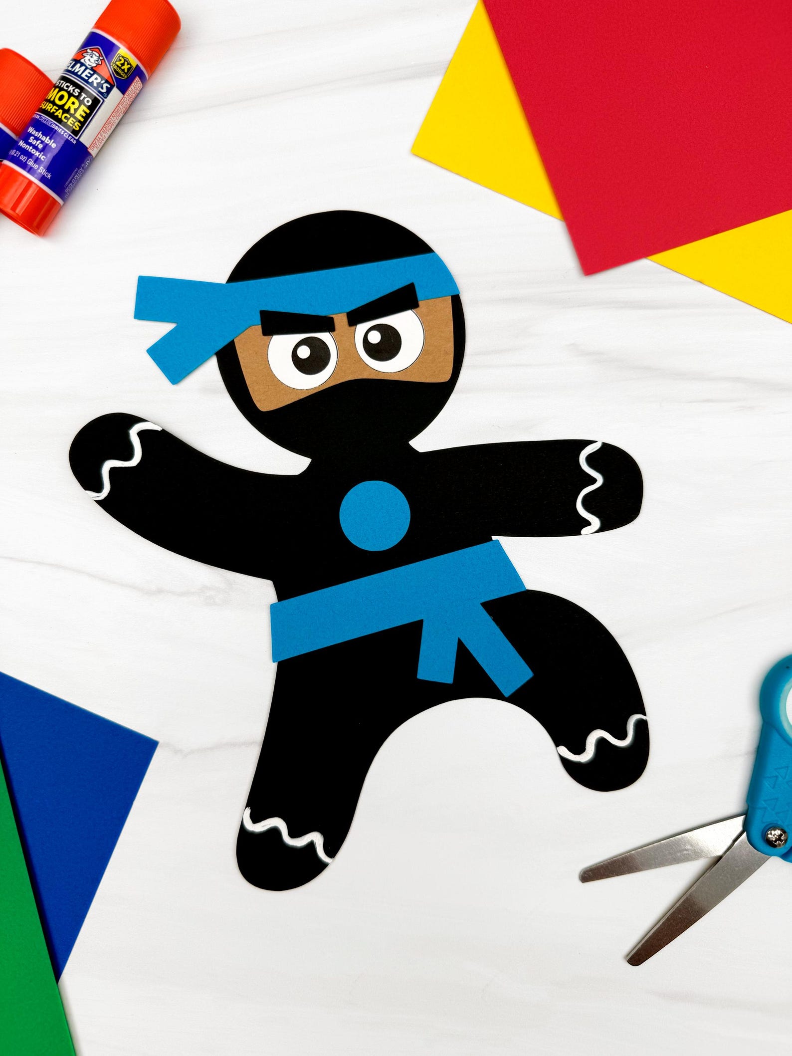 Ninja Gingerbread Man Disguise Craft Template | Christmas Hide the ...