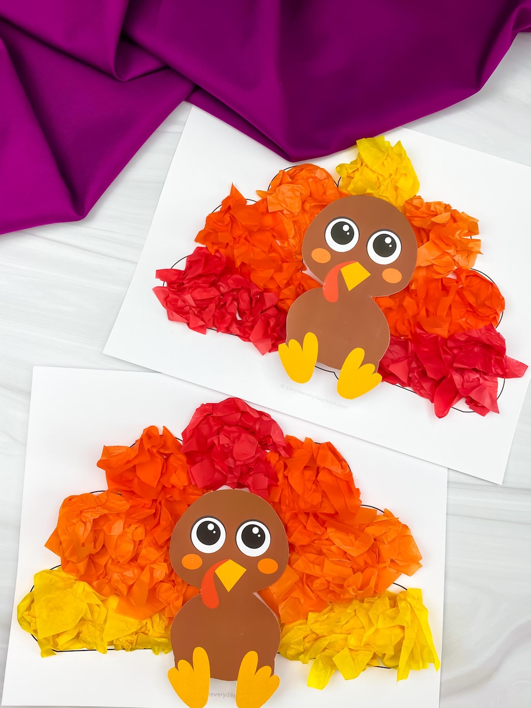 Build A Turkey Craft Template for Kids | Printable Thanksgiving Fine ...