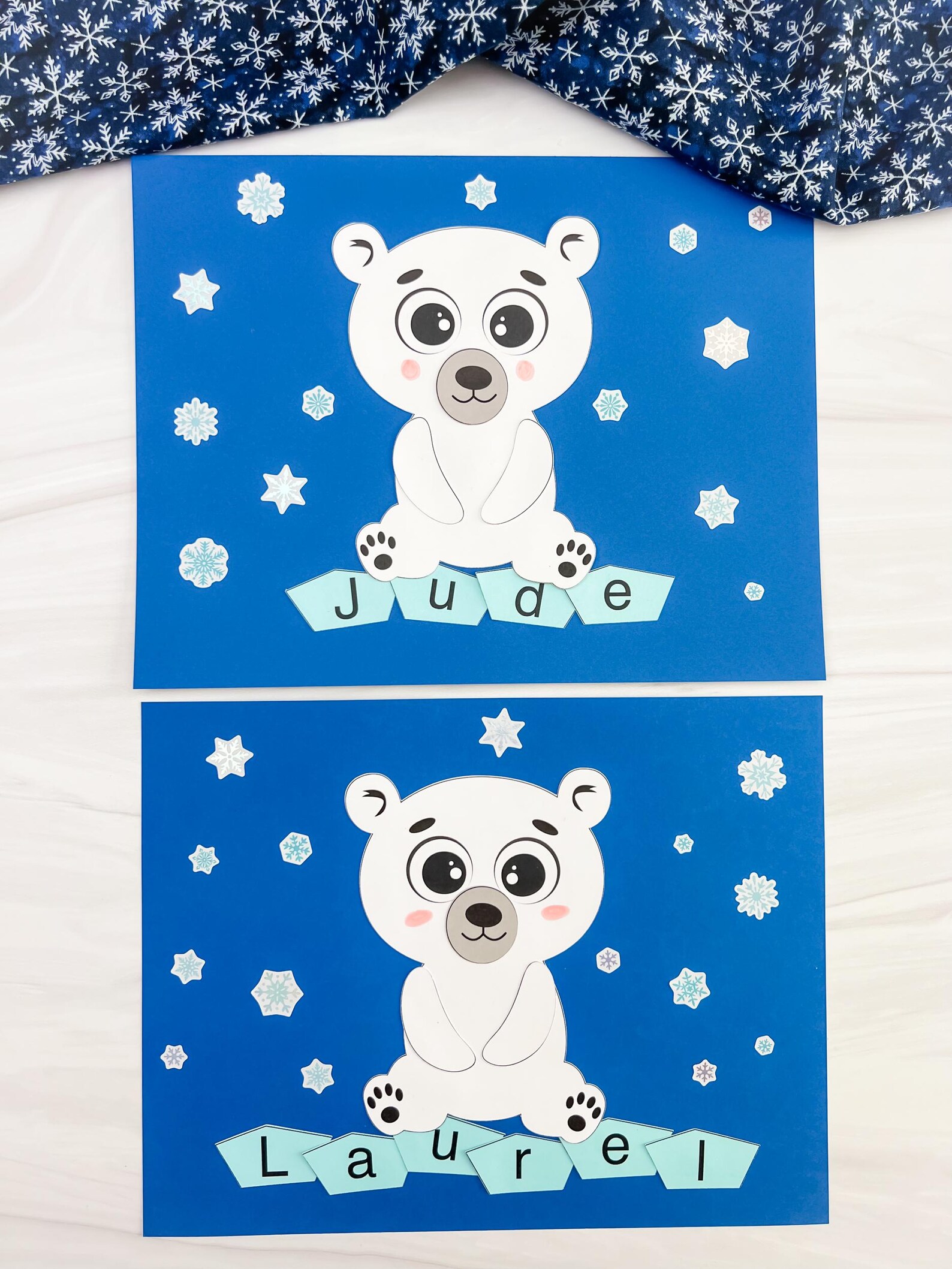 Polar Bear Name Project Template | Winter Literacy Activity | Printable ...