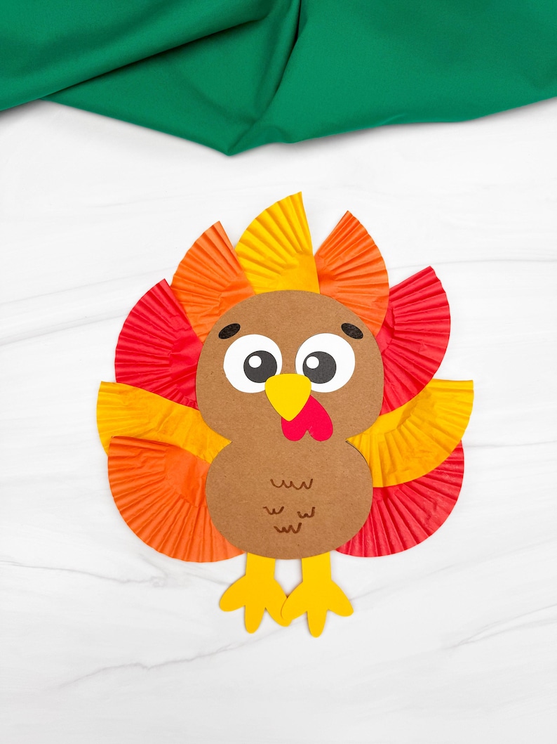 Turkey Craft Kids Love | Printable Thanksgiving Activity Template for ...