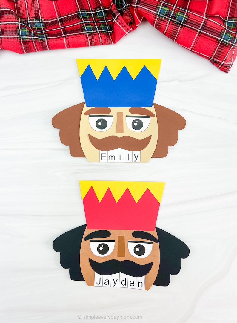 Nutcracker Name Craft Template | Nutcracker Cut Out Craft | Christmas ...