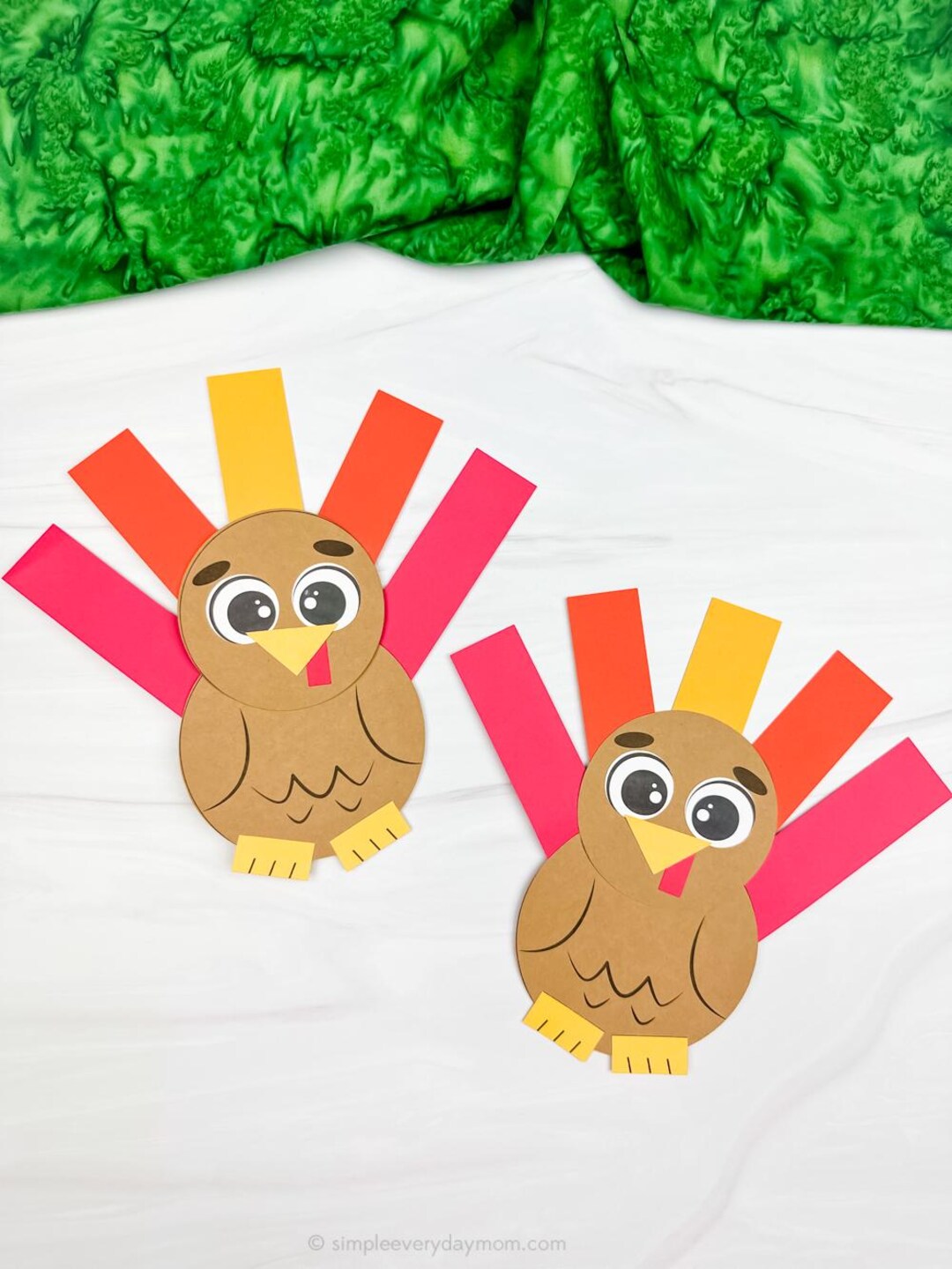 Easy Turkey Project | Turkey Shape Craft Printable Template | Fun Pre K ...