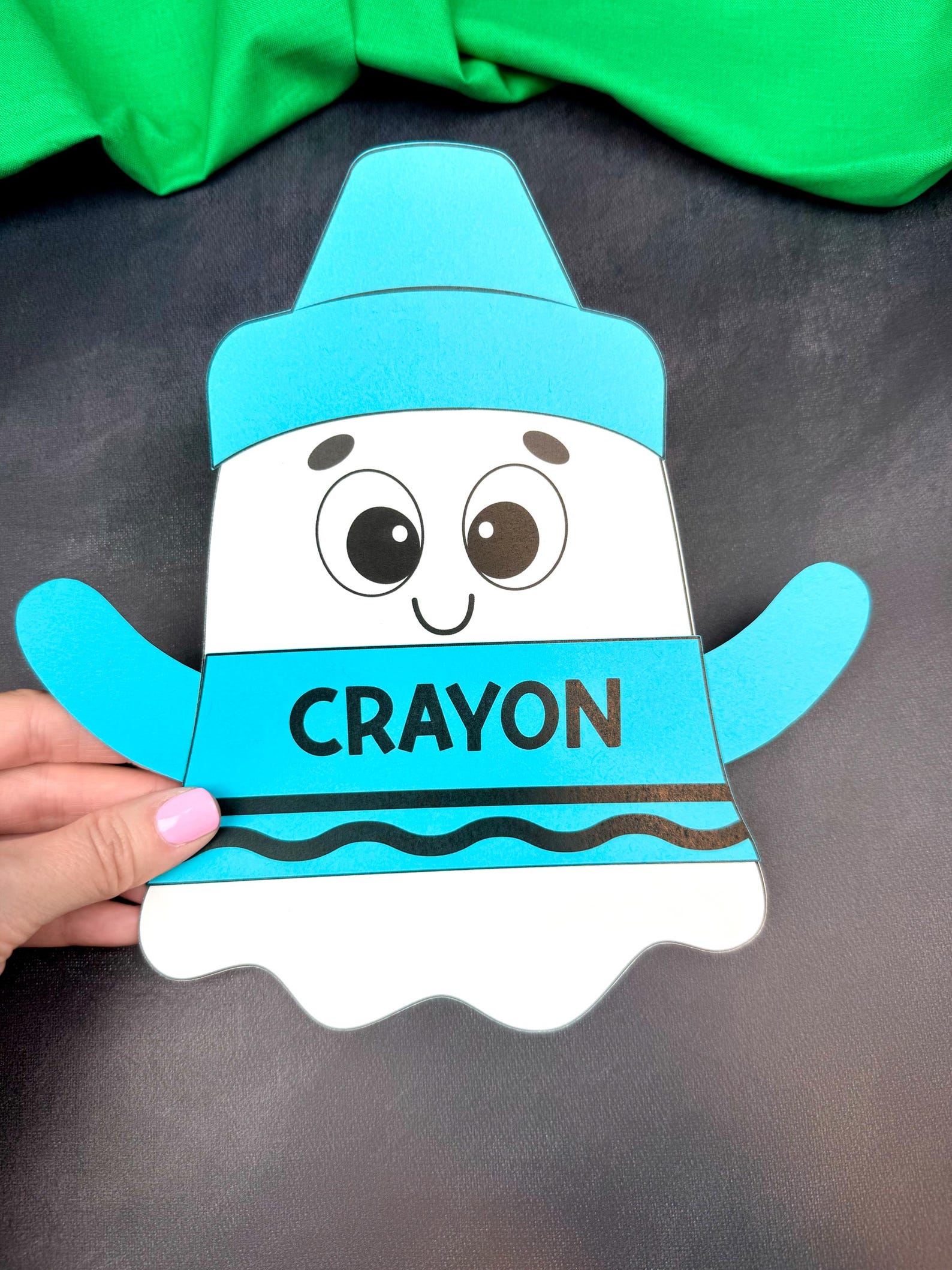 Crayon Disguise a Ghost Craft Template | Printable Halloween Activity ...