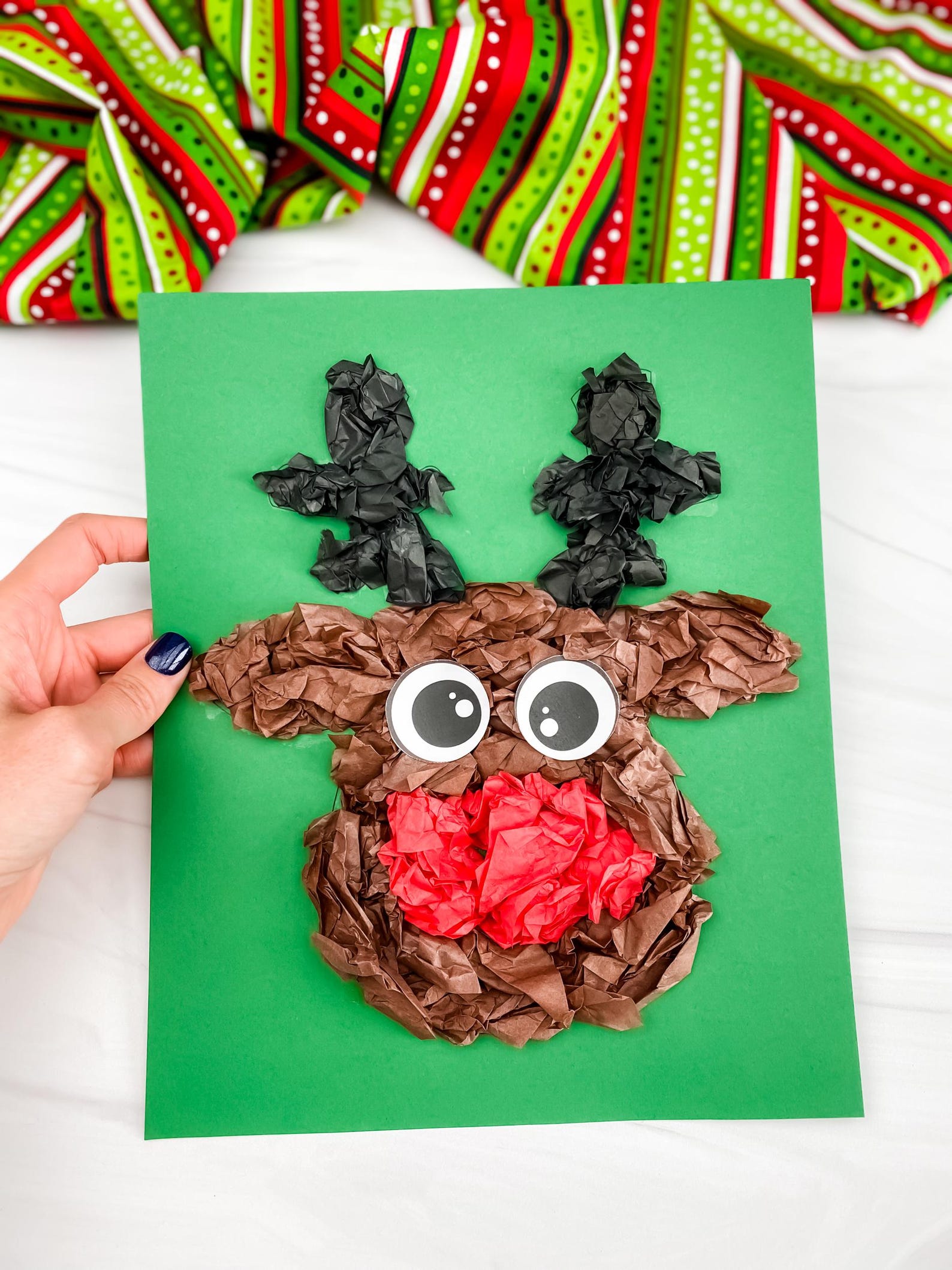 Reindeer Craft Template for Kids | Fine Motor Christmas Activity for ...
