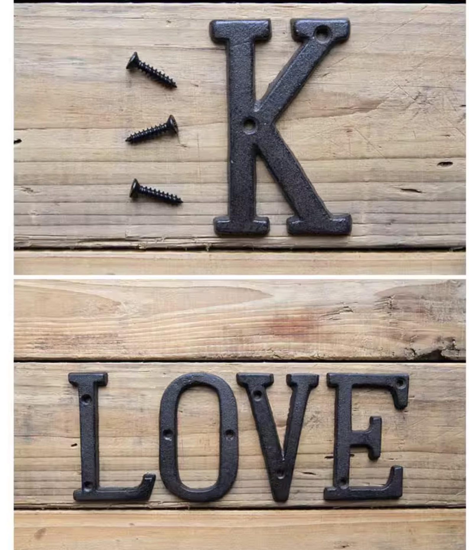 Rustic Cast Iron House Numbers 3" Vintage Decorative Cast Iron Metal ...