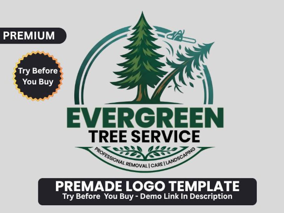Tree Removal Logo Template | Landscaping Logo | Arborist Logo | Tree ...