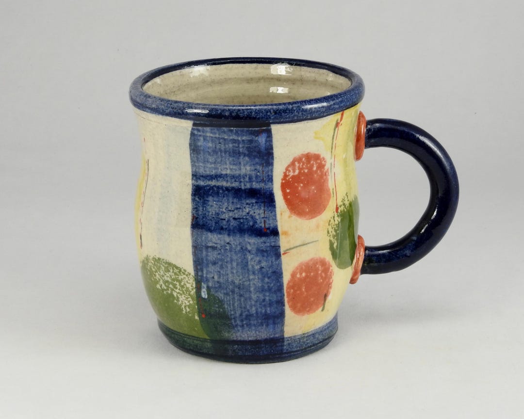 Mick Davey Cheverell Studio Pottery Handthrown Slipware Mug. - Etsy