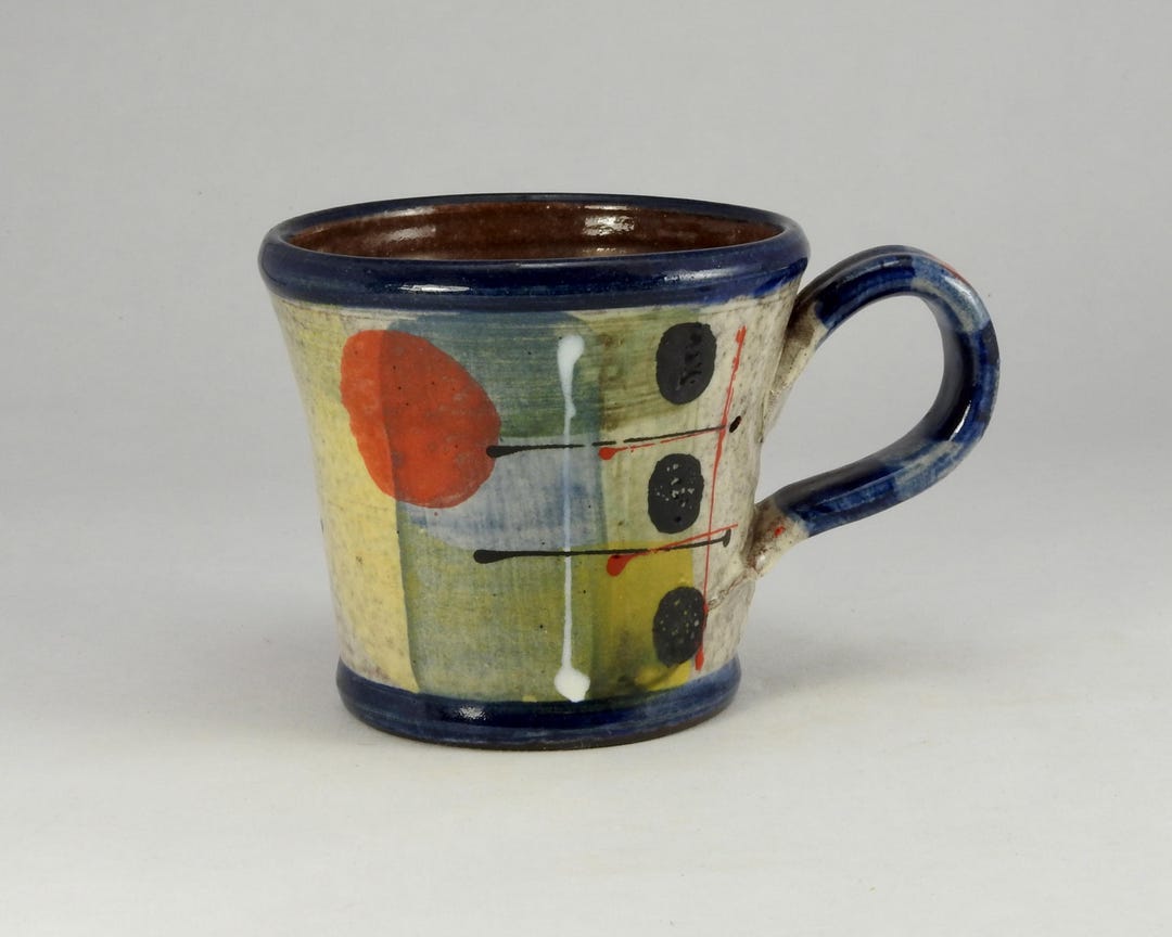 Mick Davey Cheverell Studio Pottery Handthrown Slipware Mug. - Etsy