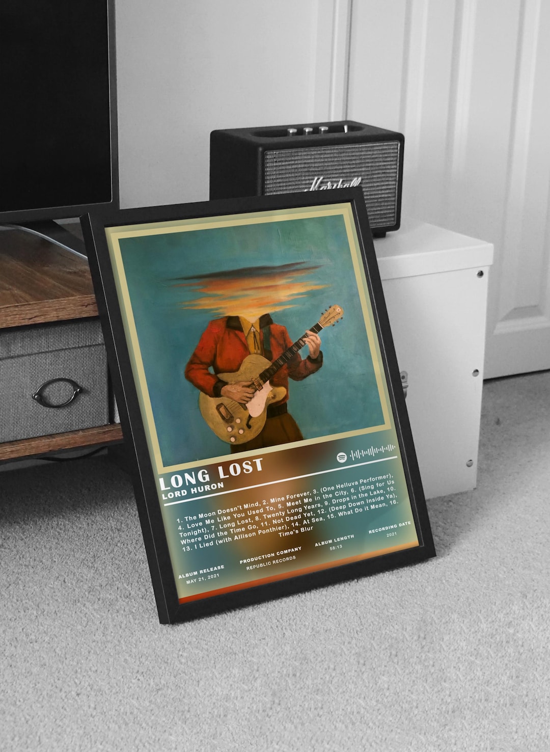 Lord Huron Poster Print, Lord Huron Long Lost Album Poster, Music ...