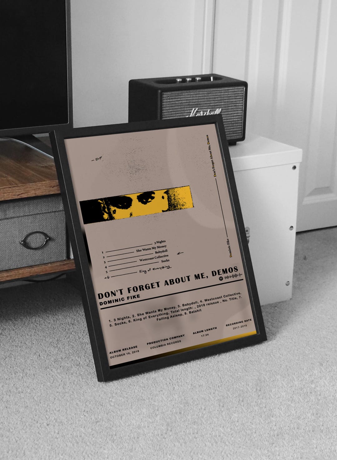 Dominic Fike Poster Print, Dominic Fike Don't Forget About Me, Demos ...