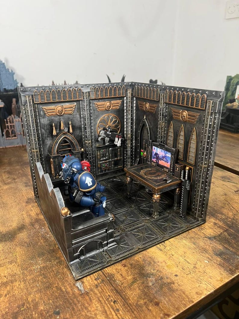 Joytoy Diorama Video Gaming Rec Room Action Figure Scenery Set - Etsy UK