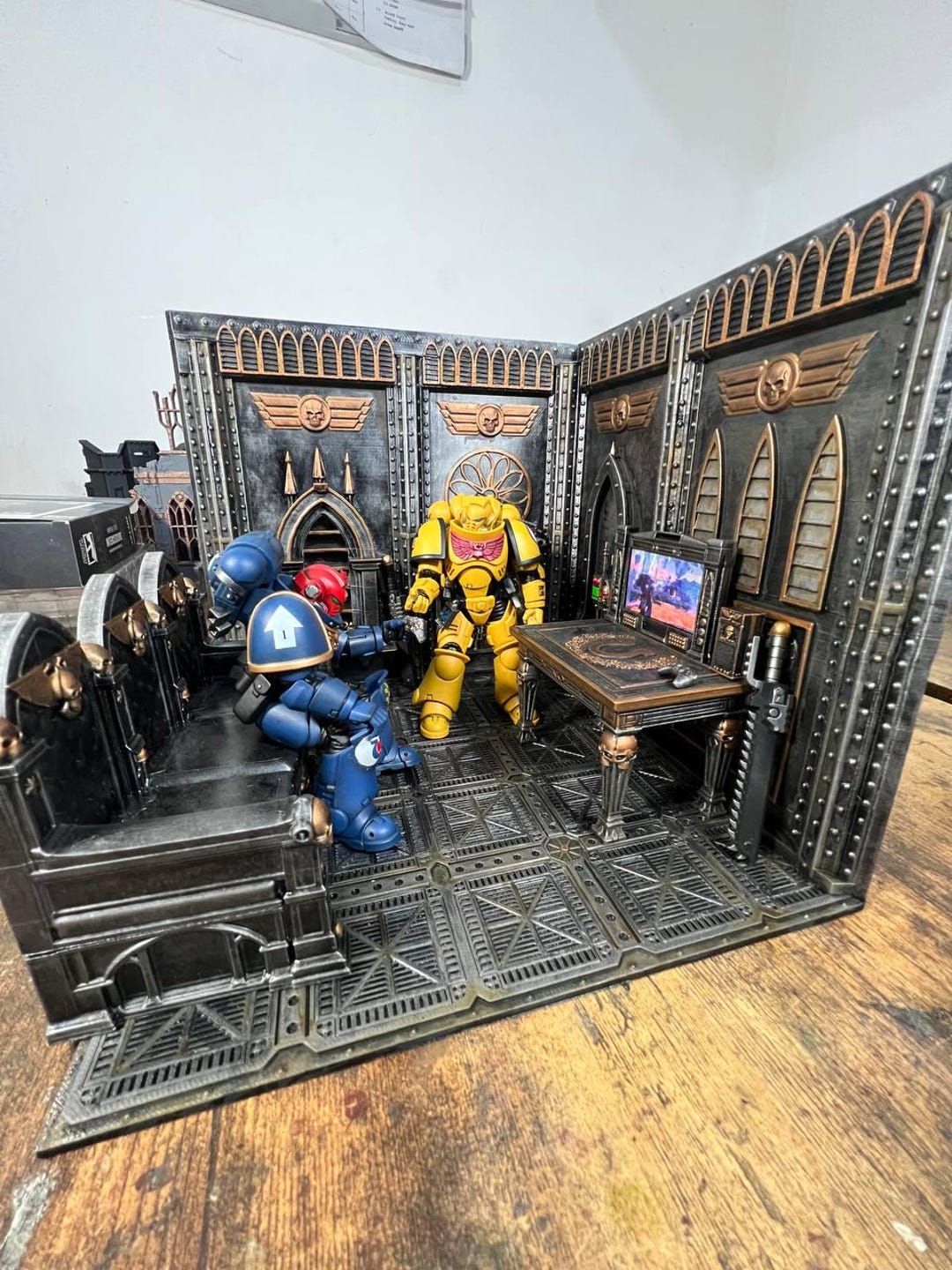 Joytoy Diorama Video Gaming Rec Room Action Figure Scenery Set - Etsy UK