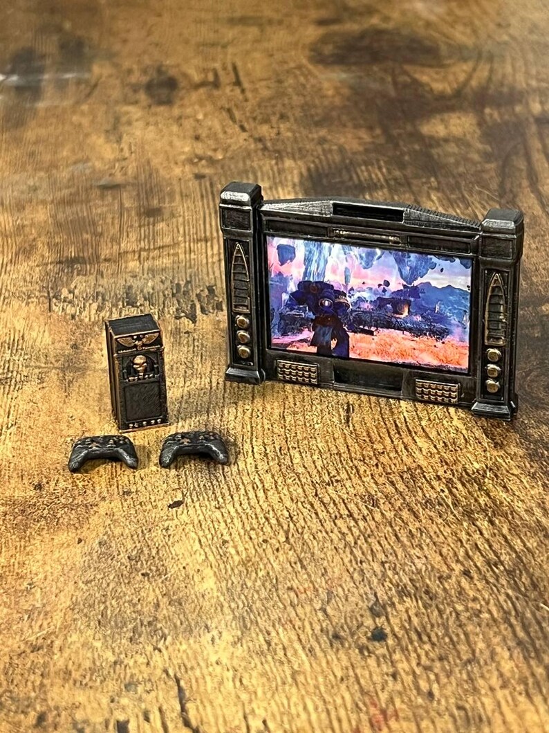 Joytoy Diorama Video Gaming Rec Room Action Figure Scenery Set - Etsy UK