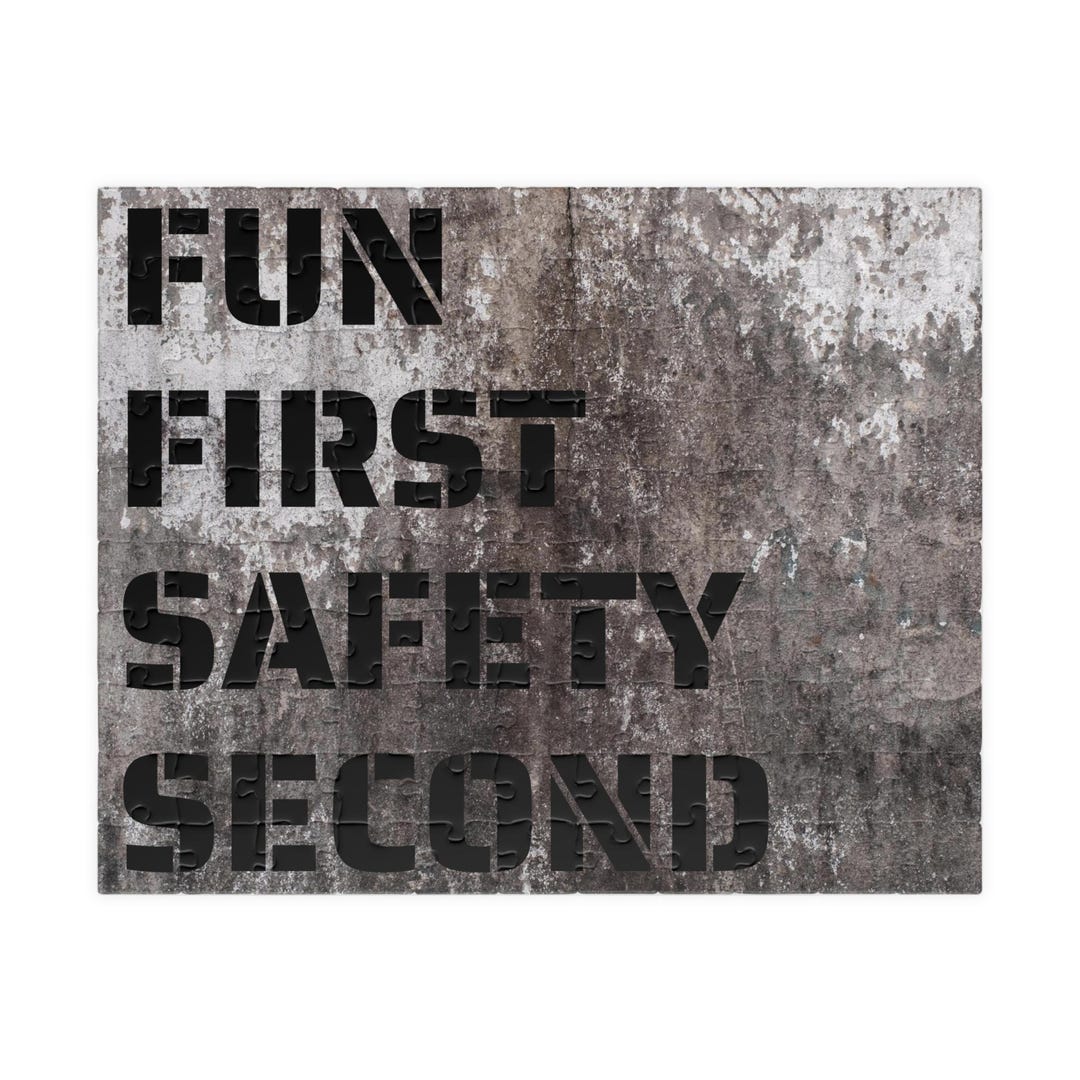 Motivational Safety Puzzle - Fun First Safety Second, 110/252/520/1014 ...