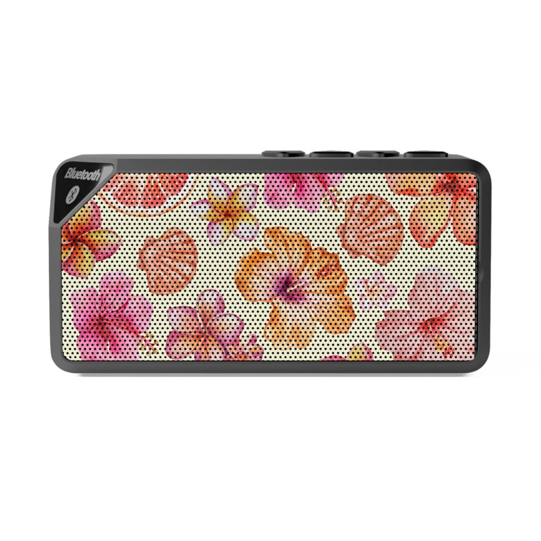 SUNSET FLOWERS Jabba Bluetooth Speaker, Portable Wireless Audio, Home ...
