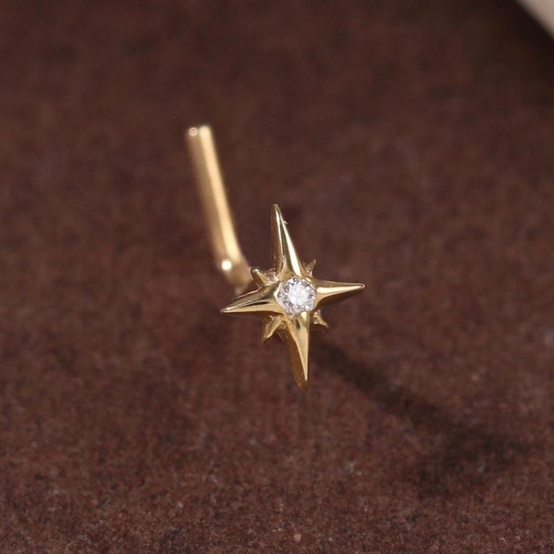 14k Gold Conch L Ring - Etsy