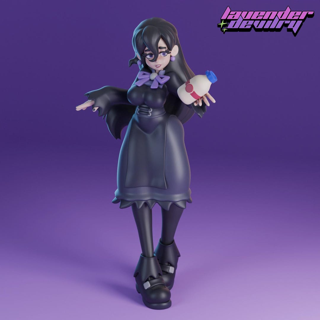 Hex Maniac Milk Vendor 32/75mm Figure - Etsy